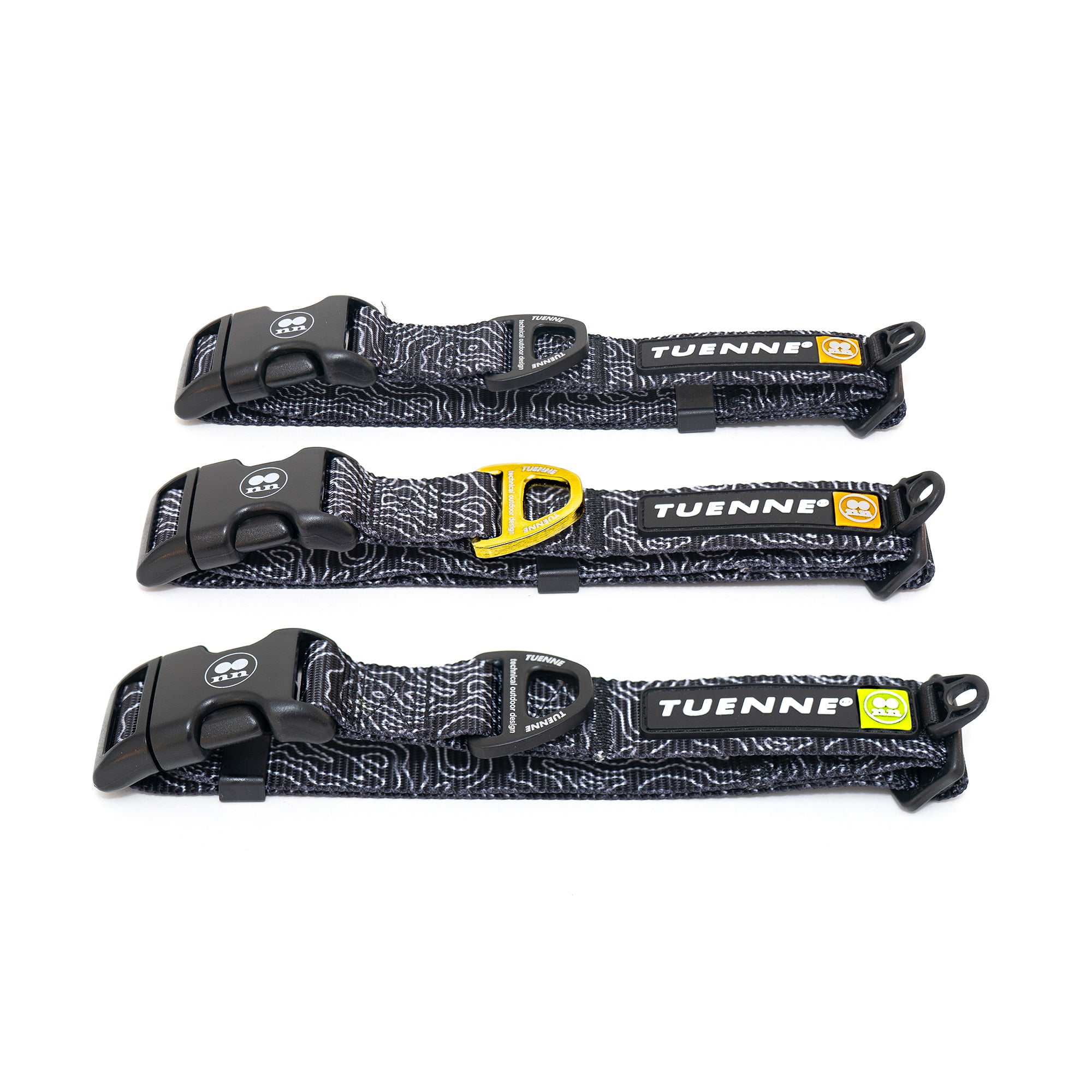 Adjustable Dog Collar – Black Topographic Design | Tuenne – Tuenne ...